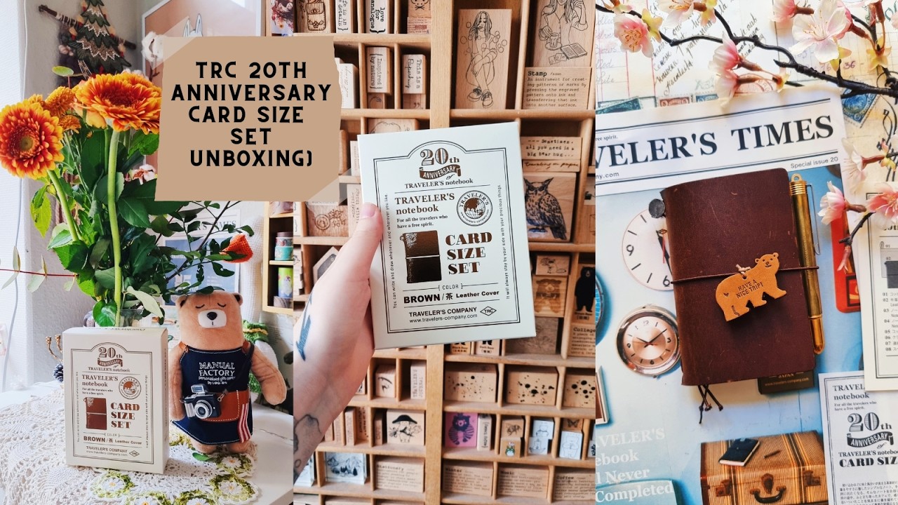 TRC 20th anniversary card size set unboxing and set up)
