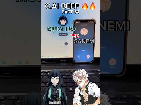 PART 54 | MUICHIRO TOKITO VS SANEMI (who is this diva?) #characterai #ai
