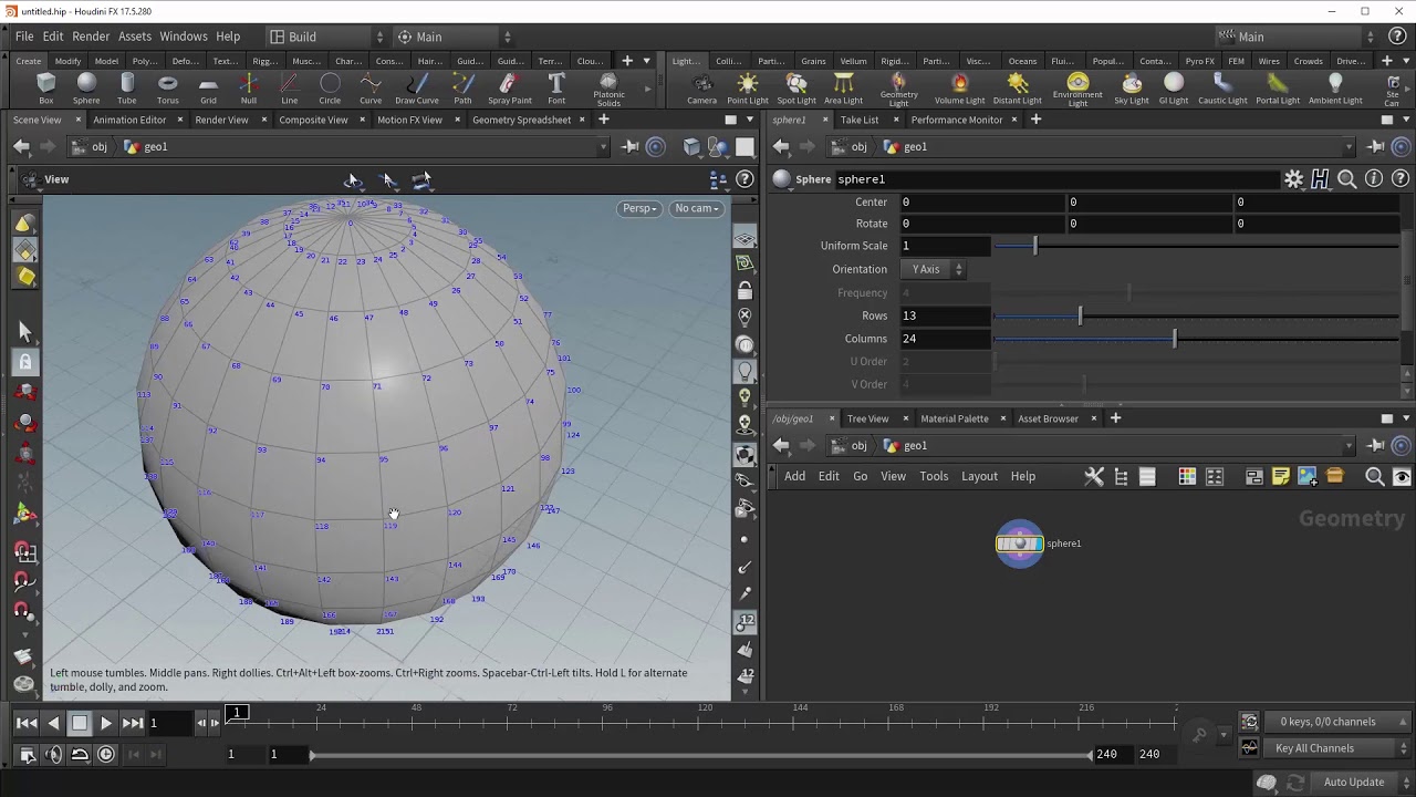 Sphere SOP | Node Reference