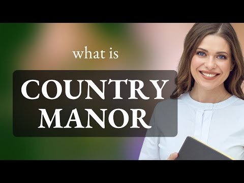 Exploring the Elegance of "Country Manor"