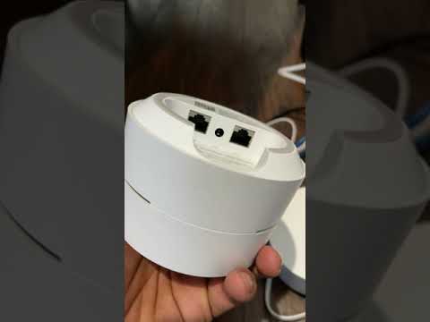 Network/Ethernet Ports of Google wifi Router. Router and access points are identical.