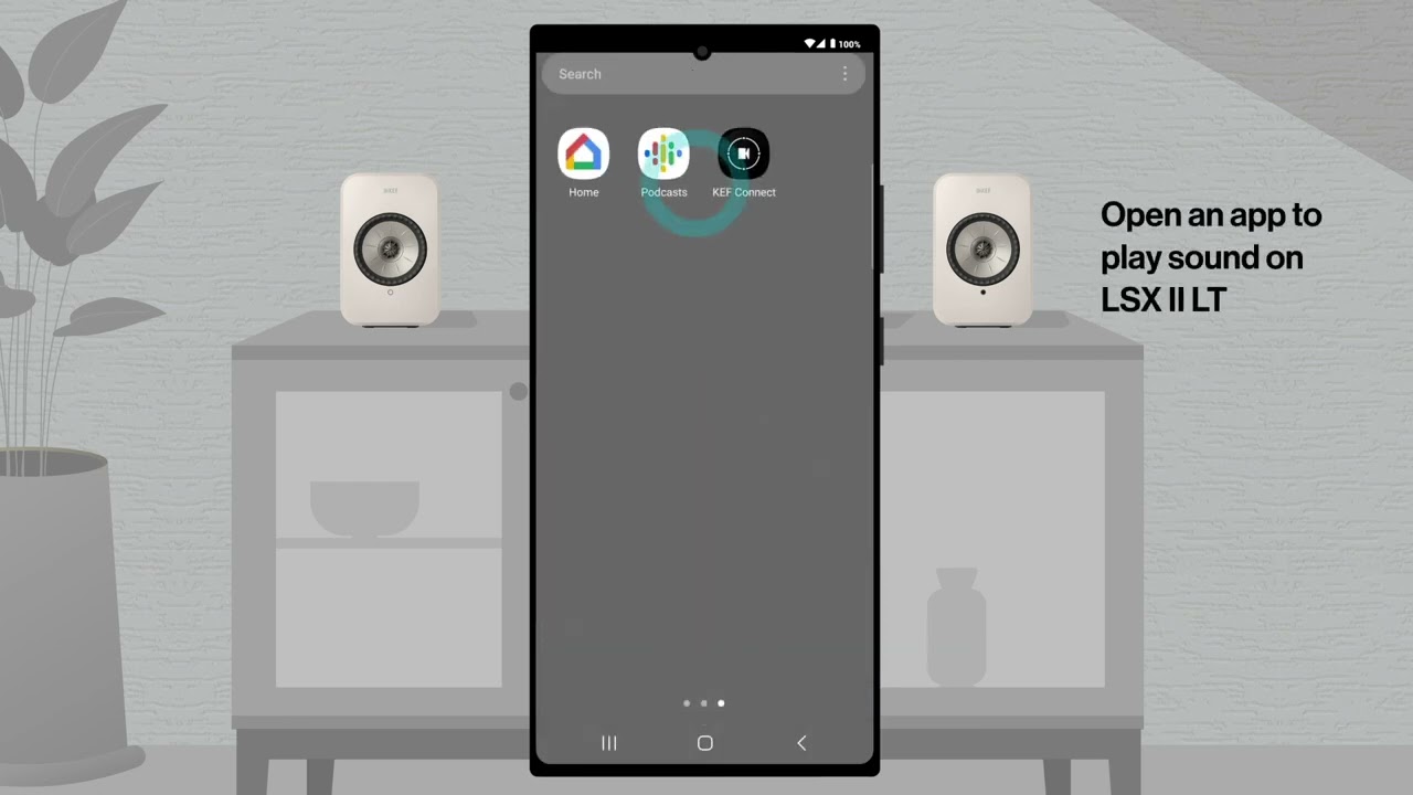 KEF LSX II LT - Chromecast Streaming