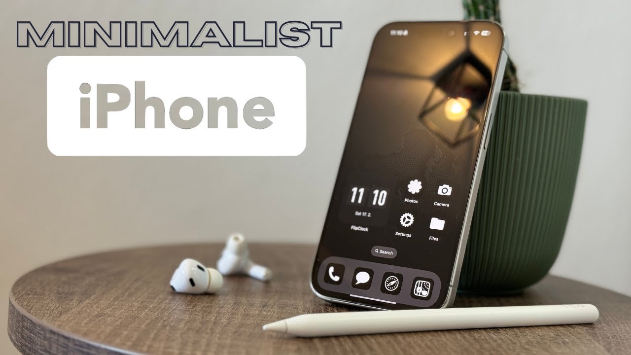 iPhone Minimalist Setup for 2024 - FREE Custom App Icons