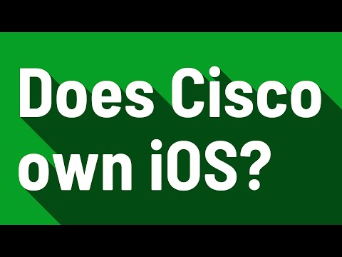 Does Cisco own iOS?