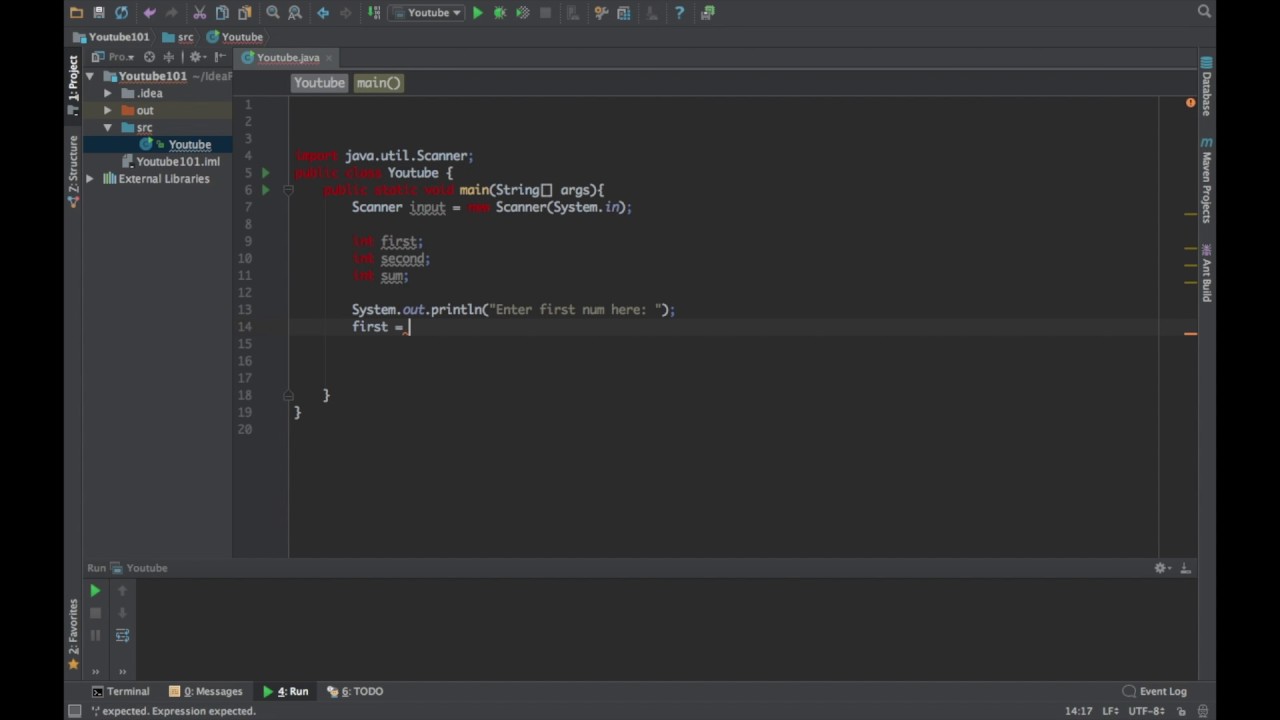 Java Programming Tutorials - 8 - Basic Calculator + Input User Data