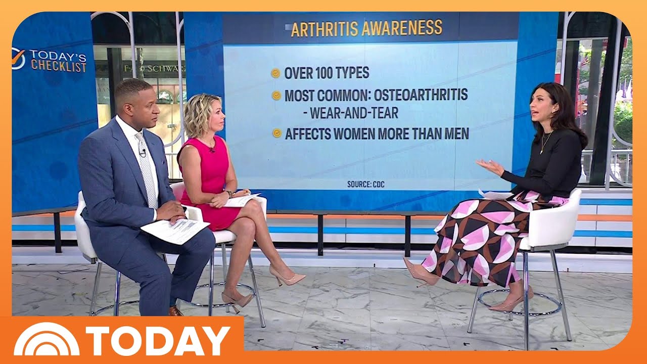 Arthritis checklist: Different types, symptoms, treatment options