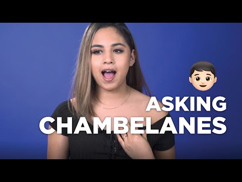 Asking your friends to be chambelanes