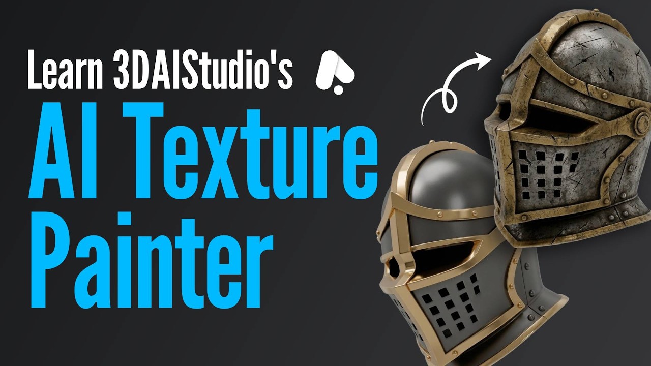 Texture Painter Tutorial - Edit 3D Model Textures with AI