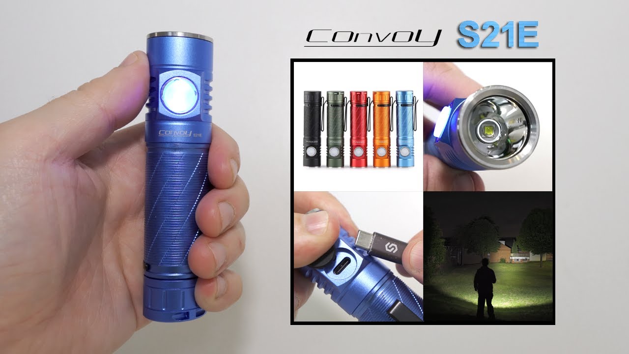 [Review] Convoy S21E Anduril flashlight with 2400 lumens, Type-C ...