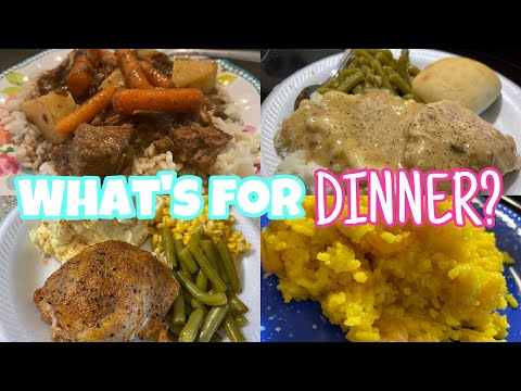 WHAT’S FOR DINNER | EASY WEEKNIGHT DINNERS | 2 CROCKPOT RECIPES