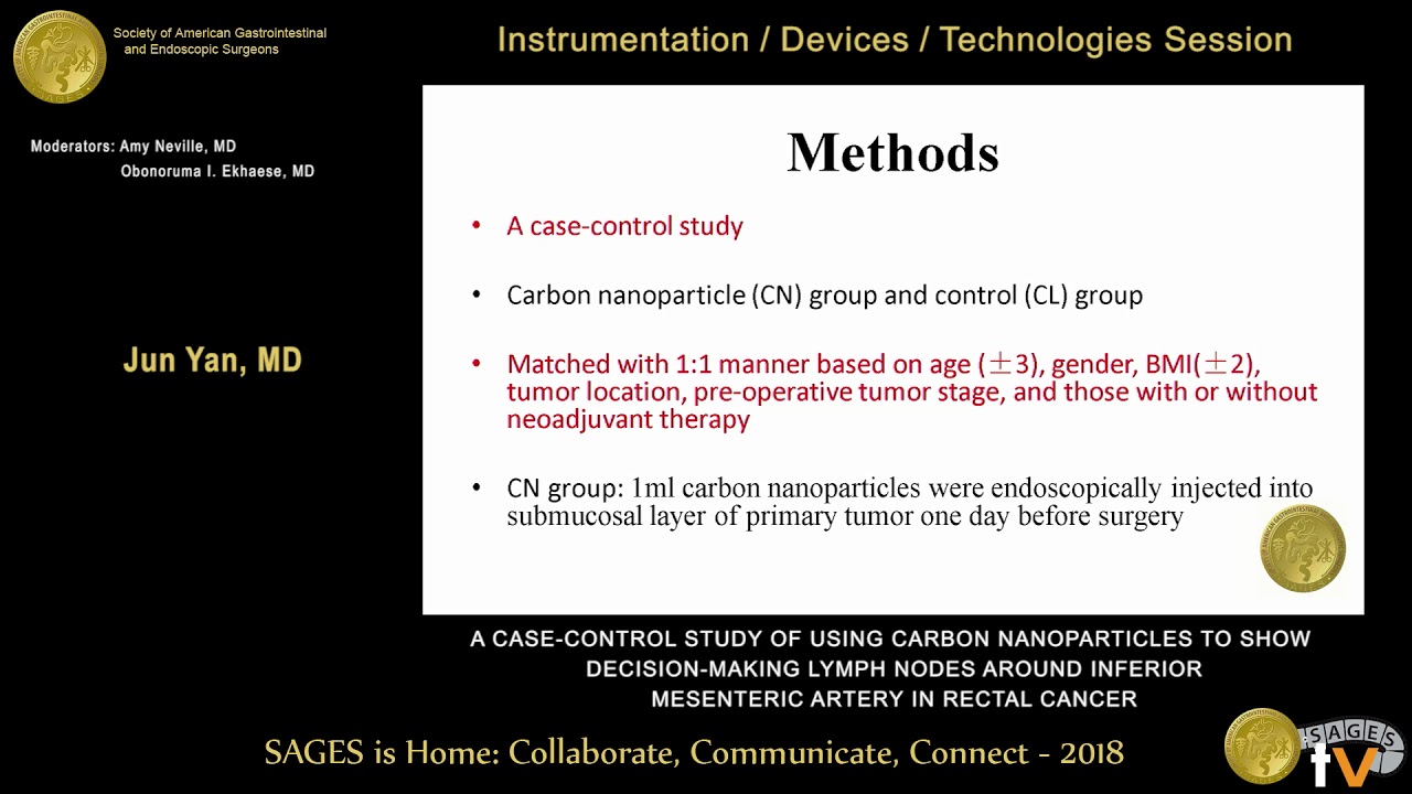 A case-control study of using carbon nanoparticles to trace decision-making lymph node around IMA