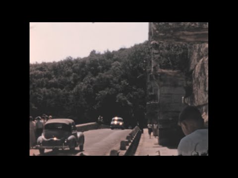 Pont du Garde 1956 archive footage