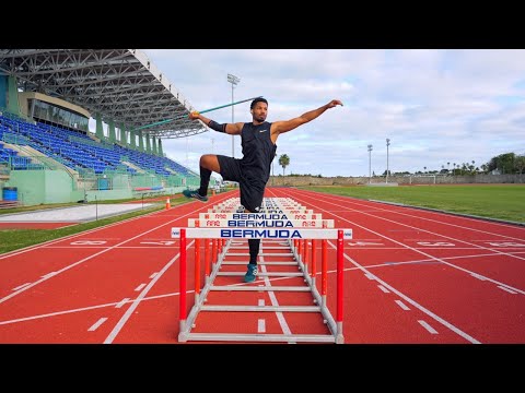 Outdoor Javelin Workout From Start to Finish - Drills, Hurdles, Throwing