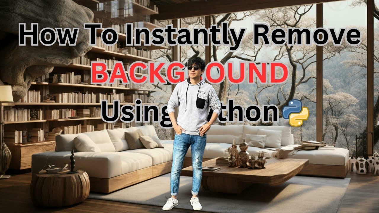 How to Accurately & Instantly Remove Backgrounds Using Python (No Green Screen)
