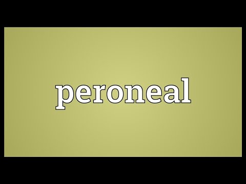 Peroneal Meaning