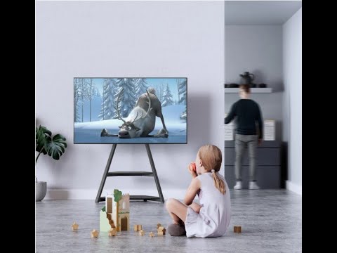 Best Modern Artistic Universal Floor TV Stand for 43 75 Inch TVs