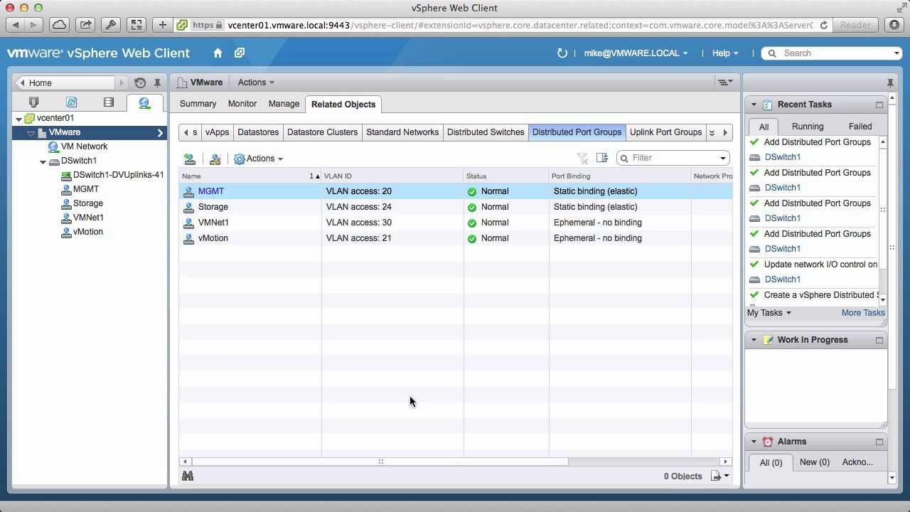 Part 1: Getting Starting with the VMware vSphere Distributed Switch