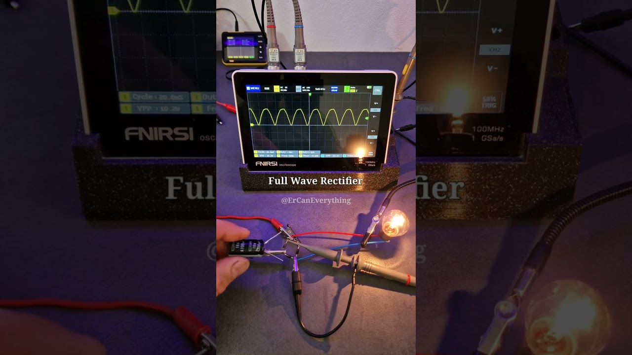 Full Wave Bridge Rectifier + Capacitor filter explanation