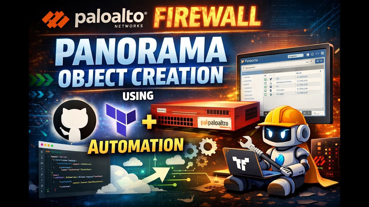 🚀 Palo Alto Automation Like a Pro – Panorama Objects via GitHub + Terraform 💻⚡
