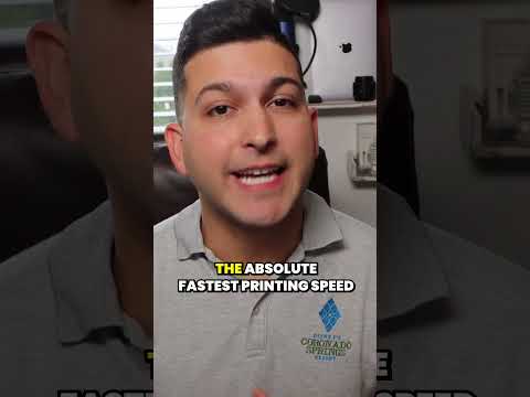 Fastest Printing Speed!