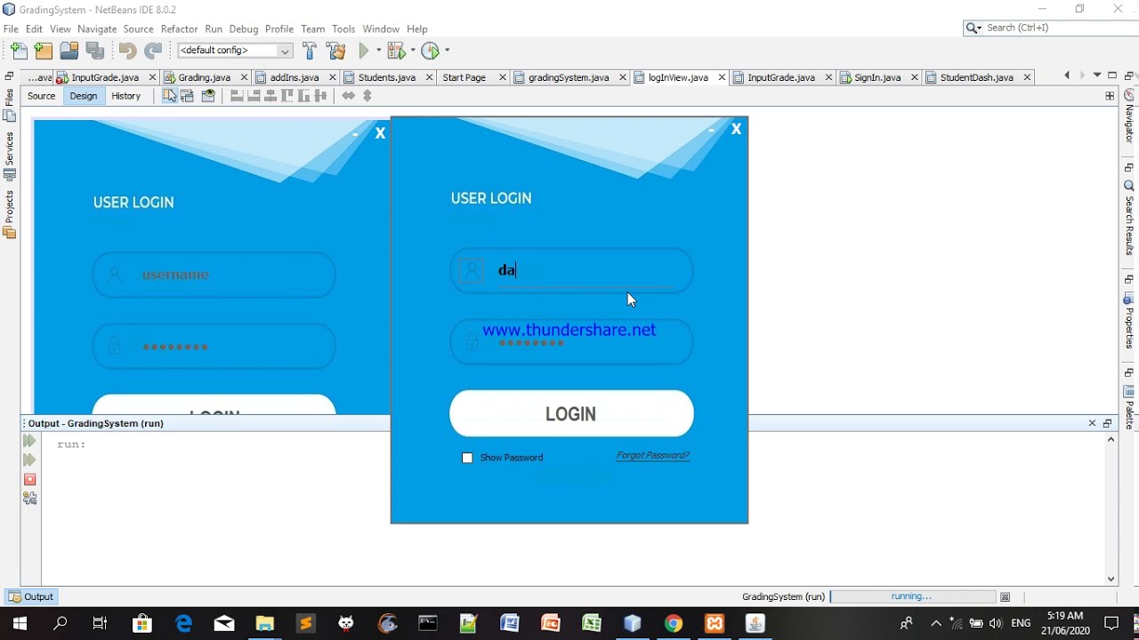 java grading system project OOP2-MVP