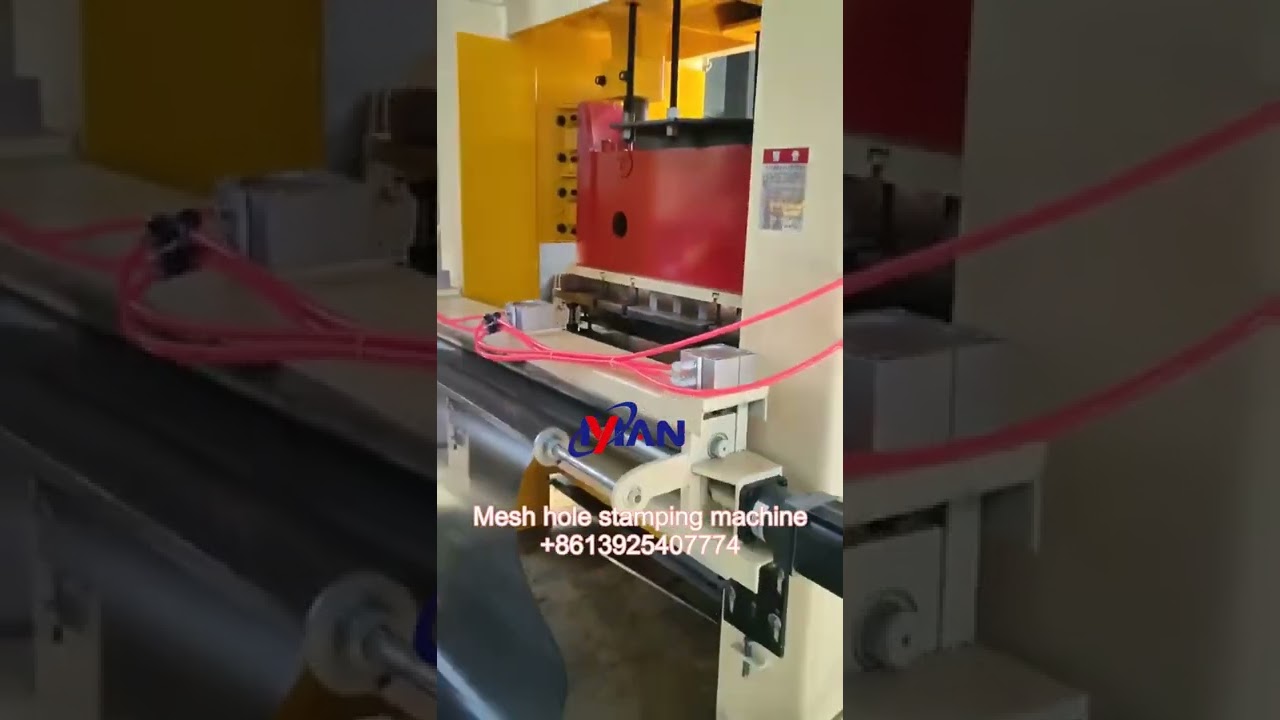 expanded metal mesh machine mesh hole making machine #expandedmeshmachine #expandedmod