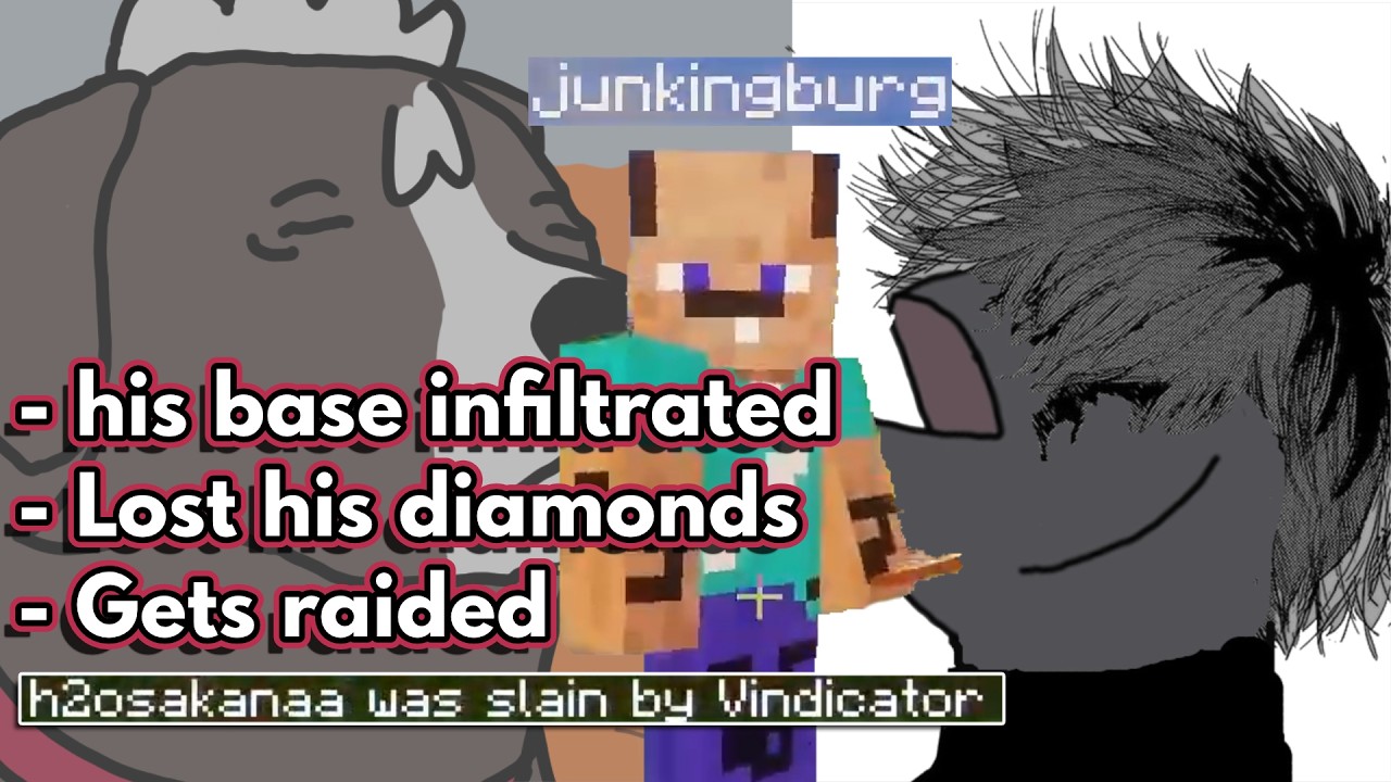 Sakana's Base Gets Raided by Pillagers