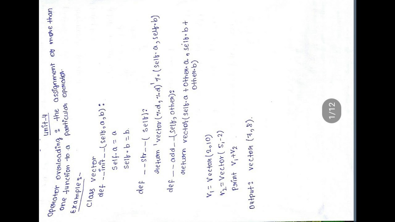 PYTHON UNIT-4 END TERM NOTES