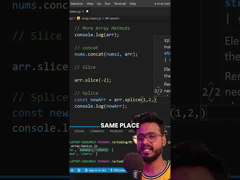Splice in Javascript ( Interview Question )