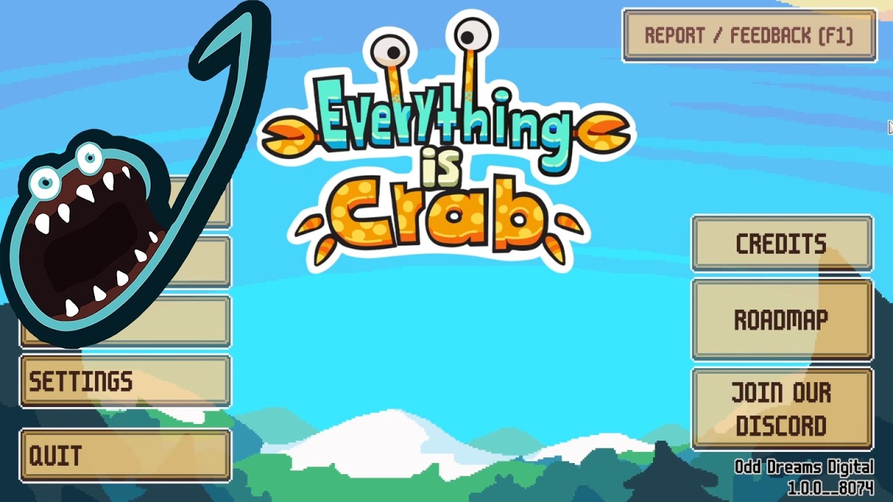Jerma Streams - Everything is Crab: The Animal Evolution Roguelite