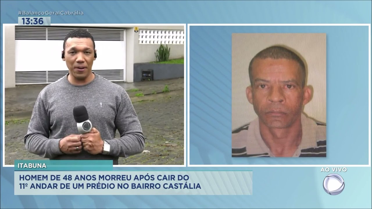 Balanço Geral | técnico em ar condicionado  morre ao cair de 11º andar de edifício em Itabuna