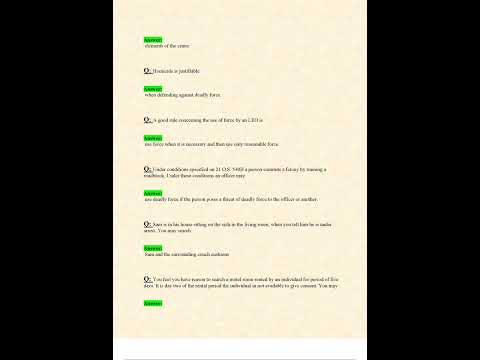 CLEET Certification (Latest 2024/ 2025 Update) Questions and Verified Answers| 100% Correct| Grade A