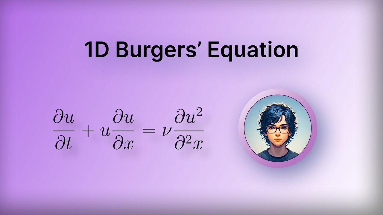 Solving 1-Dimensional Burgers' PDE using Physics Informed Neural Network - AI Tutorial #4