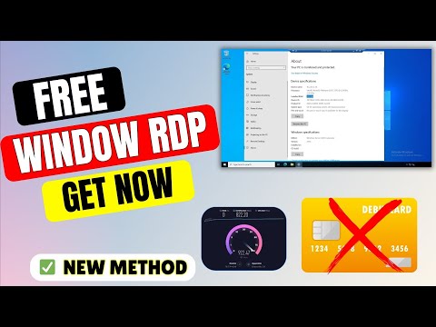 ✅Create Free Windows RDP with ( NO Credit card ) Required