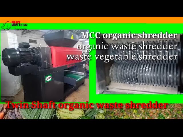 Plastic Scrap Grinder Machine - Municipal Solid Waste Shredding Machine ...