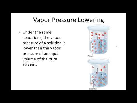 Vapor Pressure Lowering 2