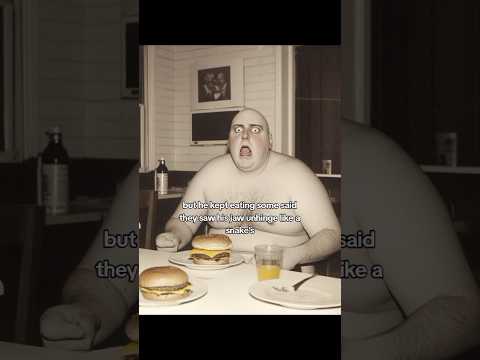 This man ate 300 burgers in one day #story #storytime #scarystories #history #creepy #horror #1940s