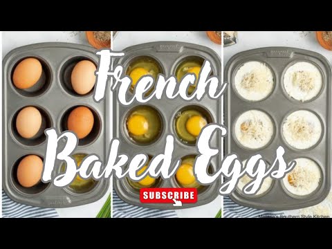 Easy French Baked Eggs! #homemade #recipe #easyrecipe #egg #eggrecipe #recipes #cooking #homestead