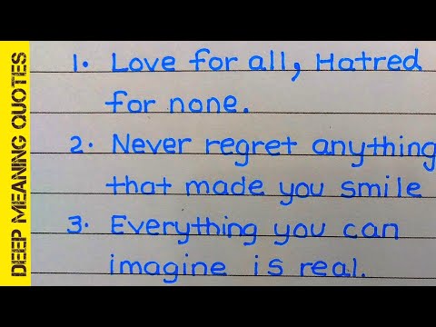 beautiful deep Meaning quotes......... ever!! rg calligraphy
