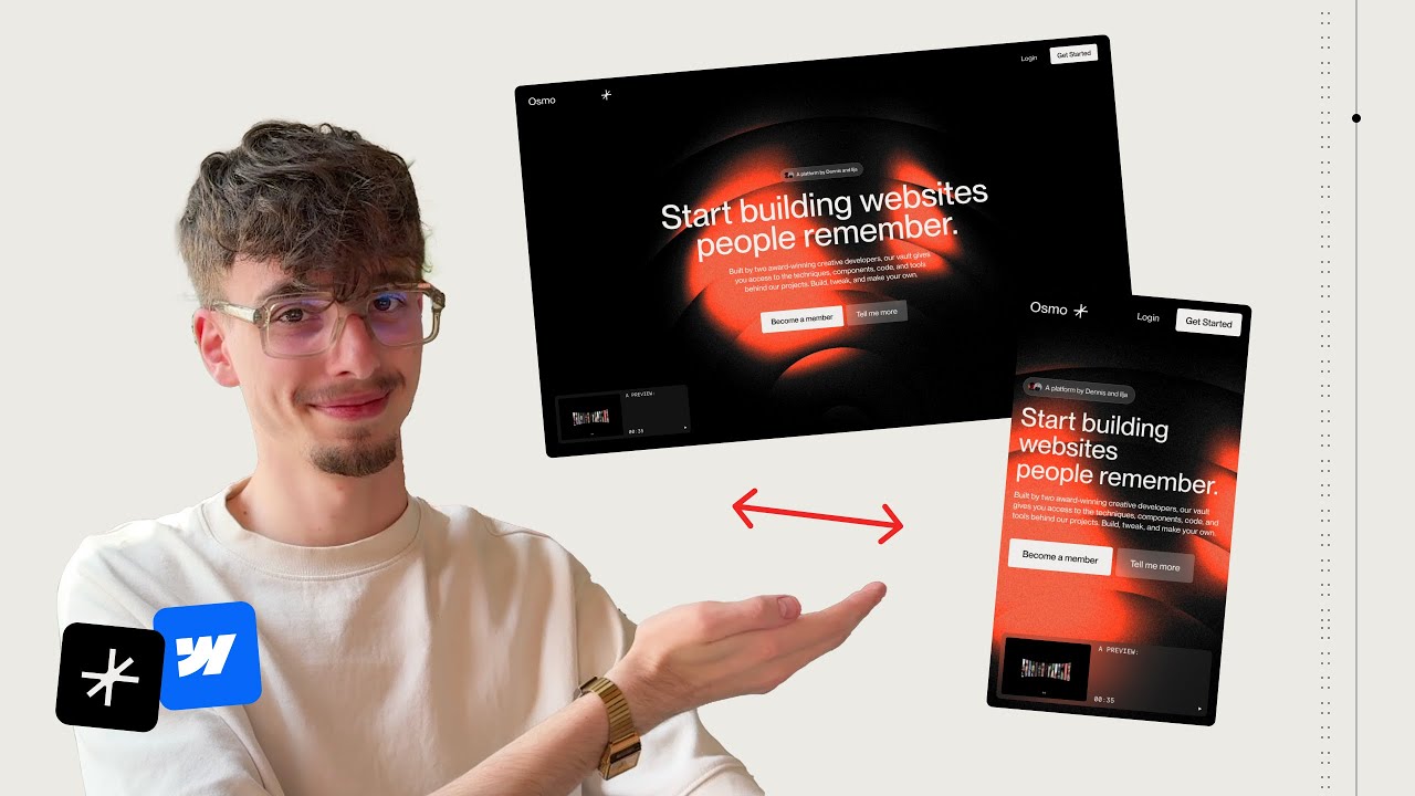 My favourite way to make fluid responsive websites in Webflow