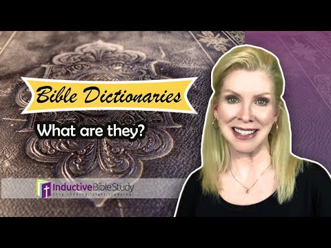 What Is a Bible Dictionary?