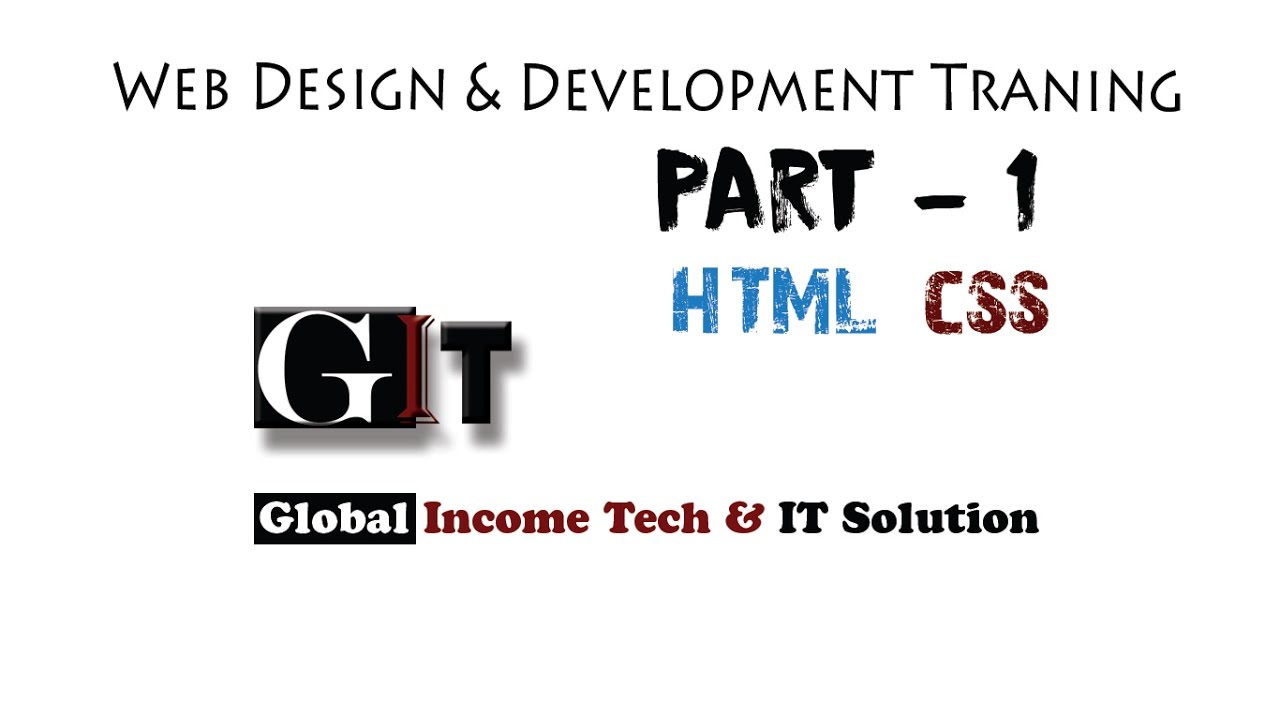 Web Design And development Bangla Tutorial - part1  (HTML & CSS Basic) for beginners