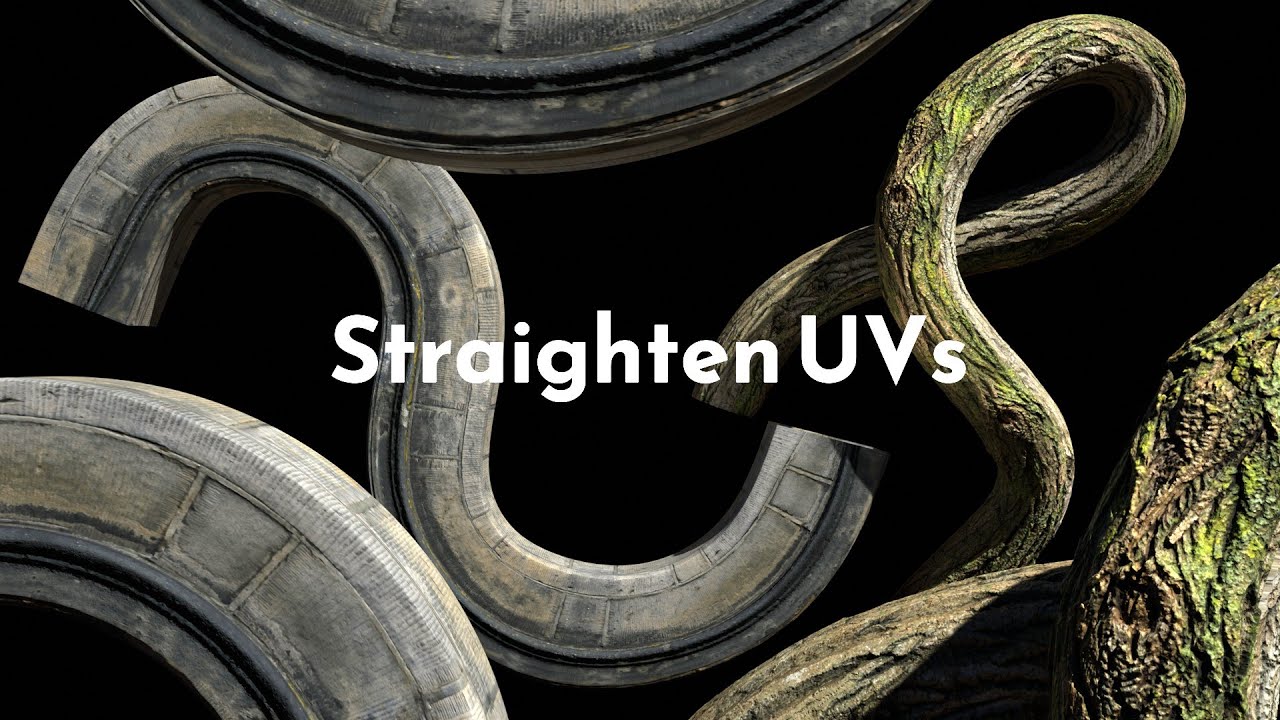 How to Straighten UV's (Mio3 UV, UVTools, TexTools) - Blender Secrets