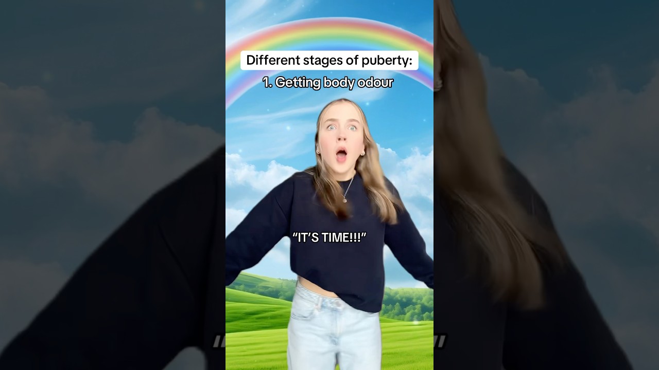 The different stages of puberty #pov #skit #relatable #comedy