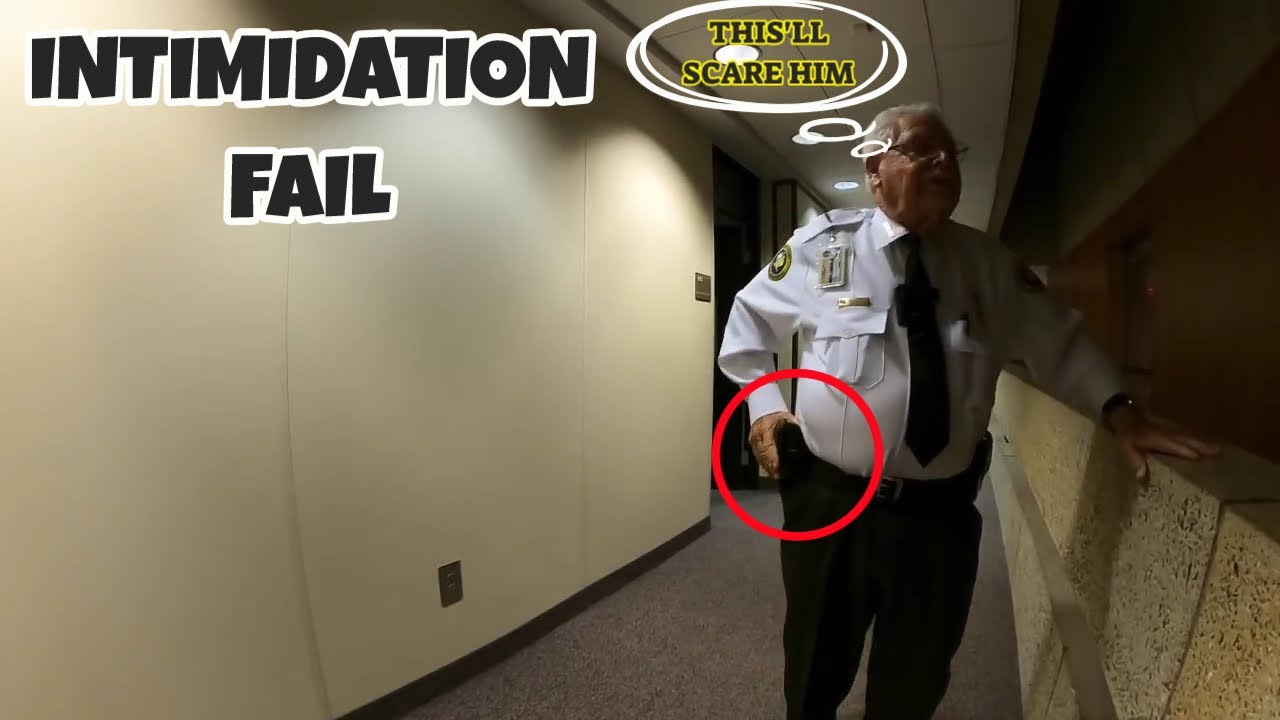 Wannabe Cop Intimidation With Pepper Spray