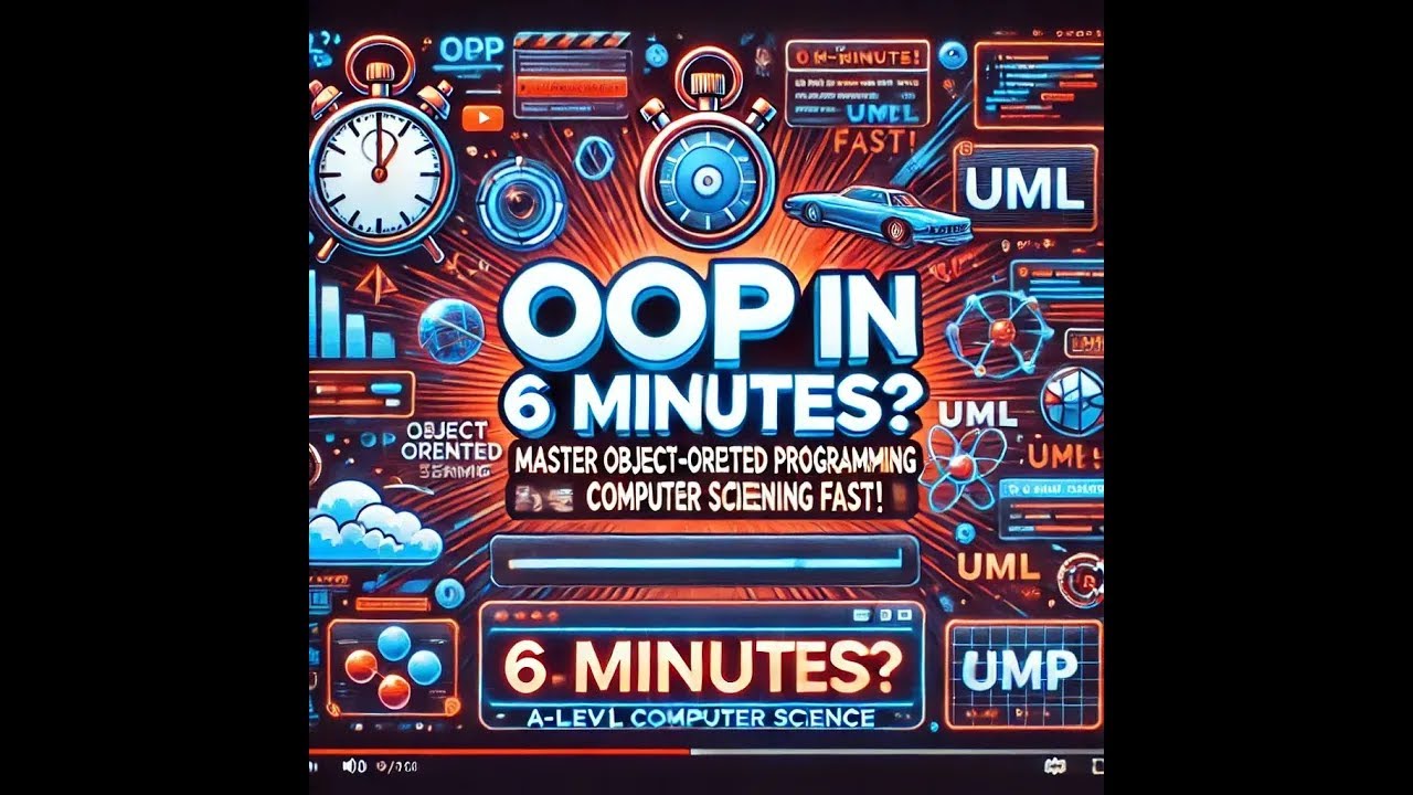 A-Level Computer Science | Object-Oriented Programming in 6 Minutes?! Master OOP FAST!  🚀🔥