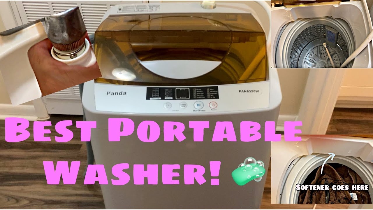 Panda 🐼 PAN6320W Portable Washer Review/Demo| MUST HAVE!