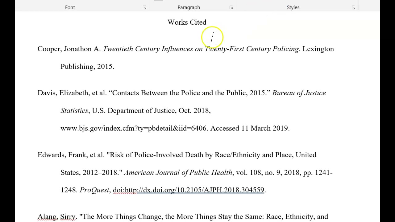 Sample Position Papers