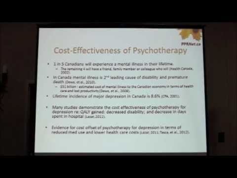 John Ogrodniczuk - Psychotherapy Efficacy and Effectiveness