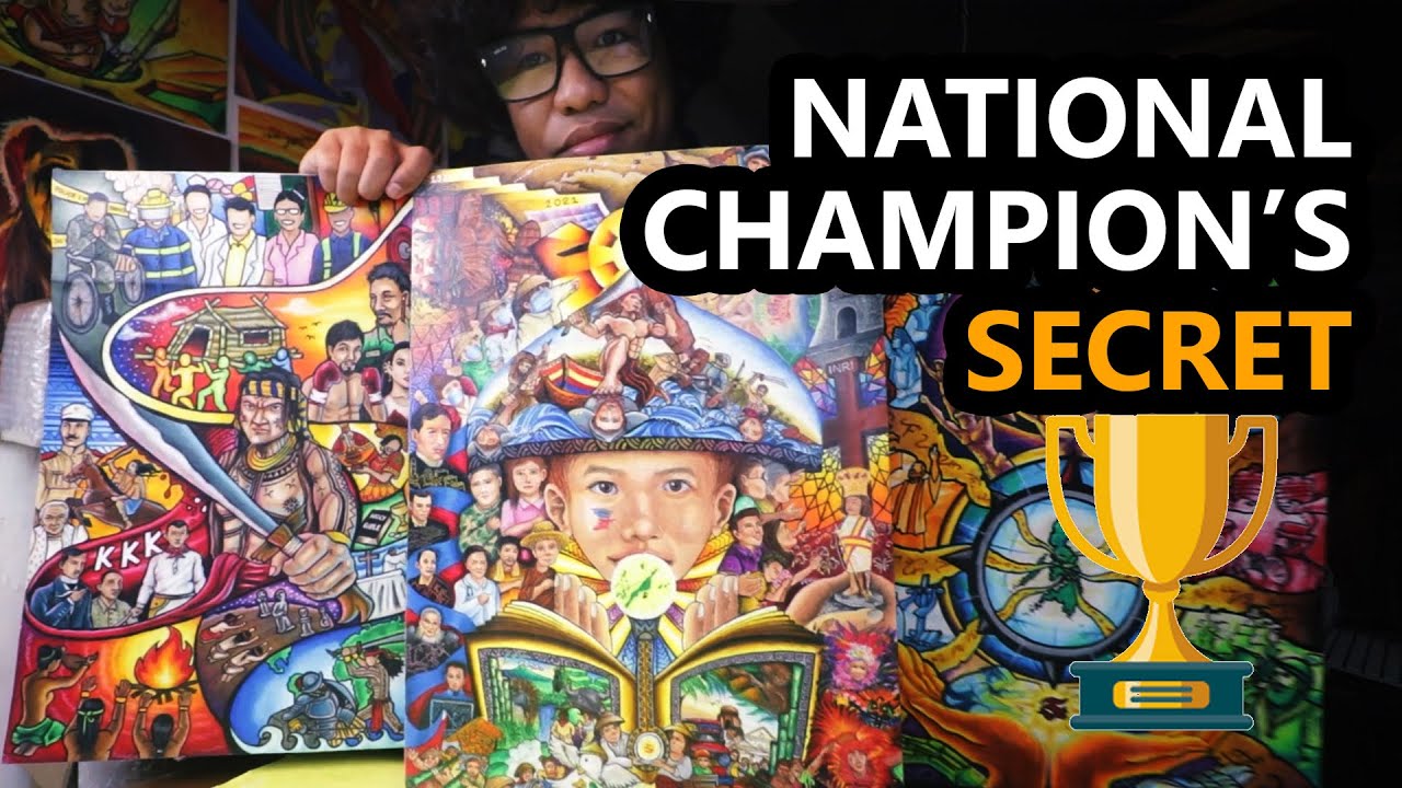 National Champion's Secret in Poster Making Contests